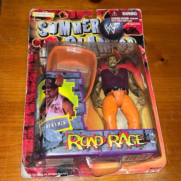 WWE | Toys | Wwf The Godfather 999 Road Rage Summer Slam 99 Jakks ...
